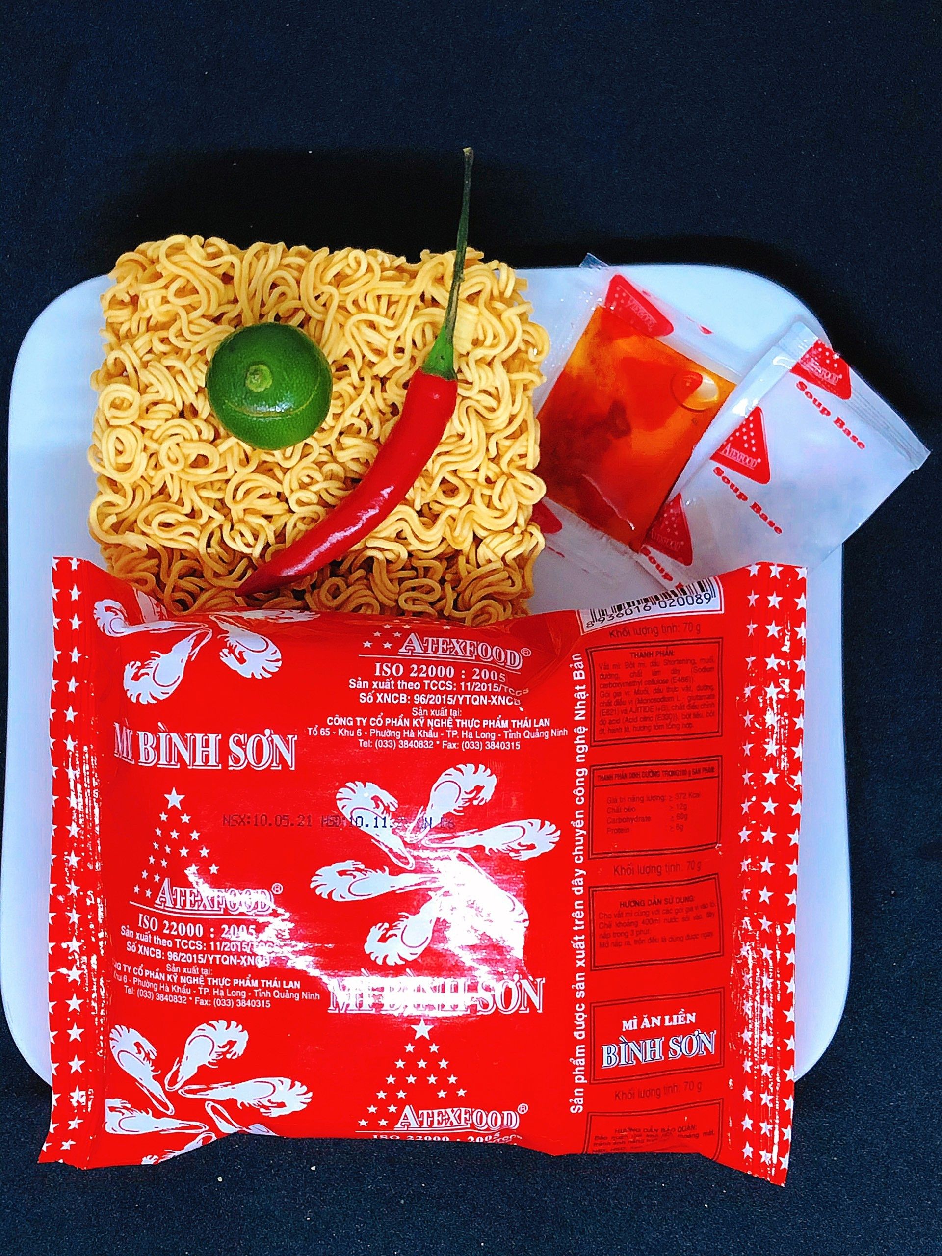 18936016020086 - Mì ăn liền Bình Sơm 6 tôm 70g