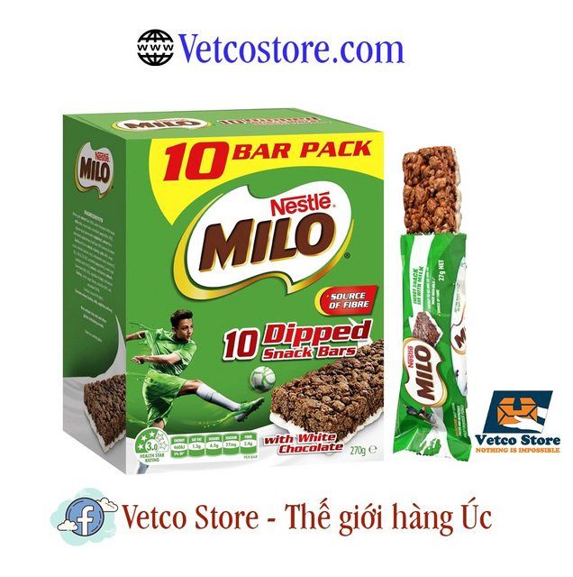 Thanh bánh Ngũ Cốc Nestle Milo (Hộp 10 thanh) (Hộp) | iCheck.vn