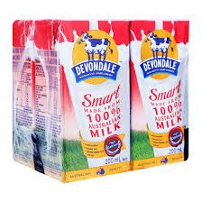 9300639602837 - Sữa tươi Devondale canxi (Úc) lốc 4 hộp (4x2