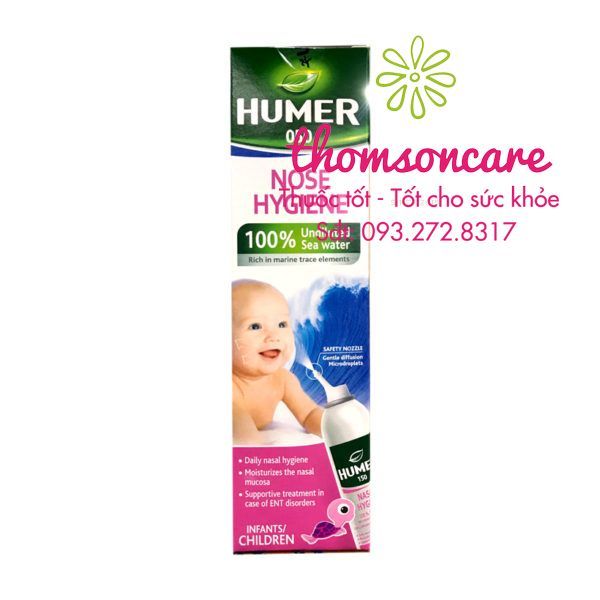 Dung dịch xịt vệ sinh mũi cho trẻ em dưới 15 tuổi Humer 050 Children ...