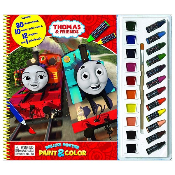 Thomas & Friends Deluxe Poster Paint & Color | iCheck.vn