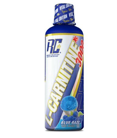 RONNIE COLEMAN LIQUID L-CARNITINE XS 3000 BLUE RAZZ 473ML WEIGHT LOSS ...
