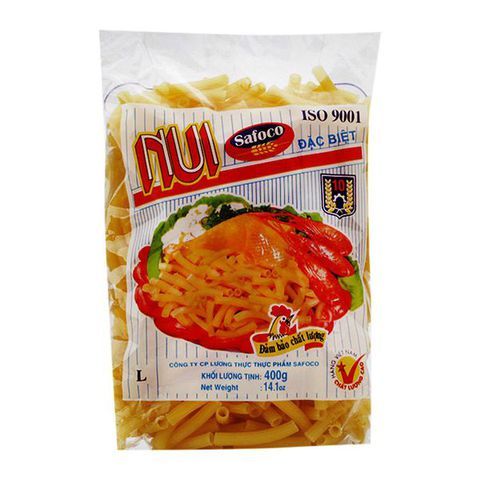 Nui macaroni Safoco ống thường 400g ... | iCheck.vn