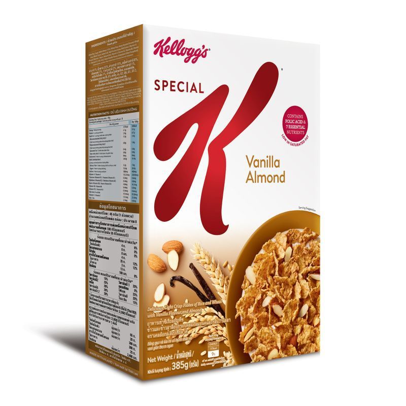 Ngũ cốc ăn sáng Kellogg's Special K Vanilla Almond hộp 209gr | iCheck.vn