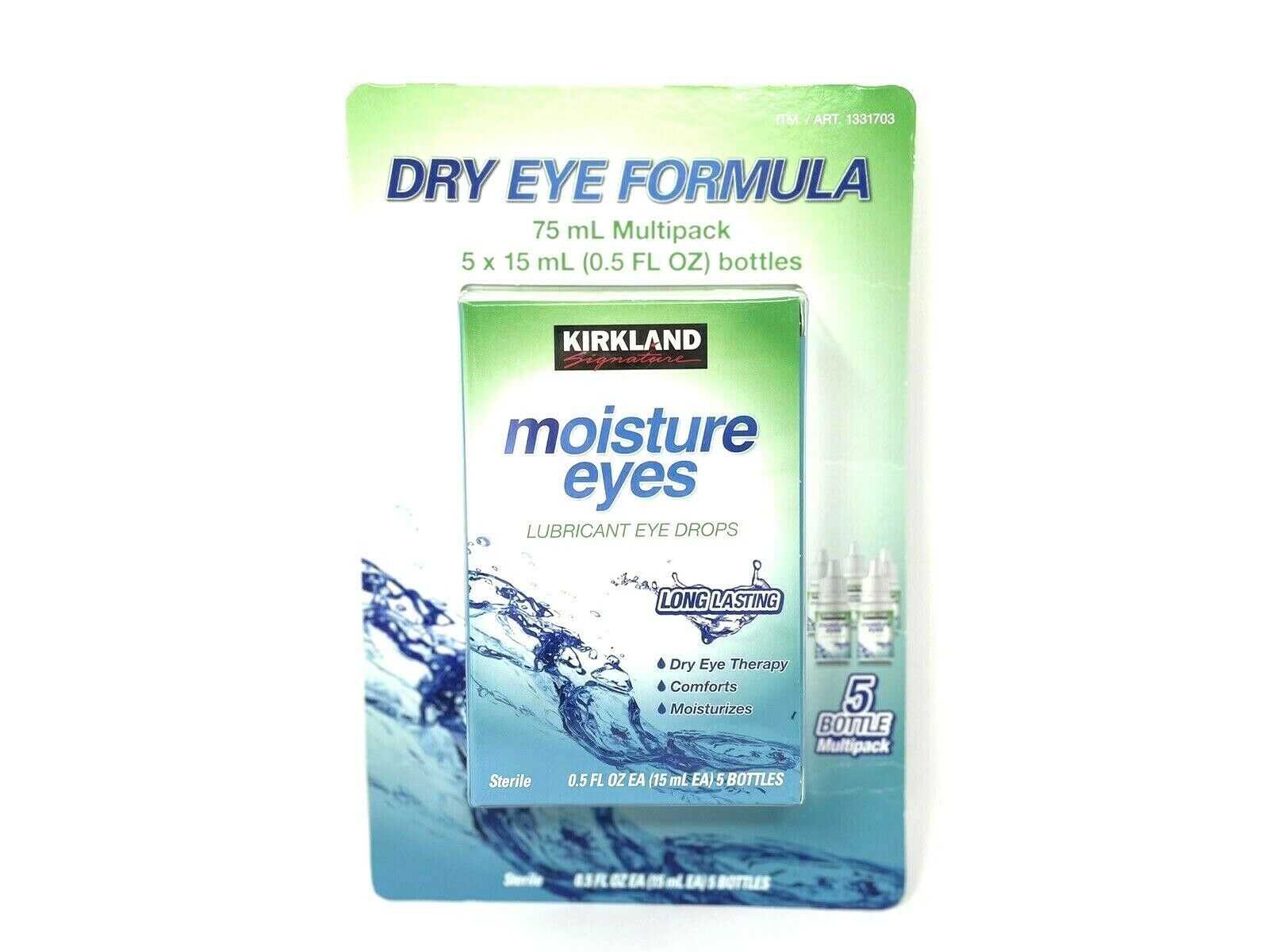 Kirkland Signature Dry Eye Formula 0.5 fl oz Multipack 4 Bottles ...