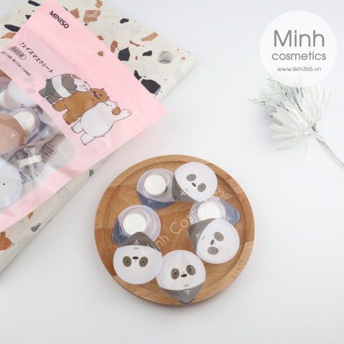 Mặt Nạ Nén Miniso We Bare Bears Compressed Paper Mask (25 pcs) | iCheck.vn