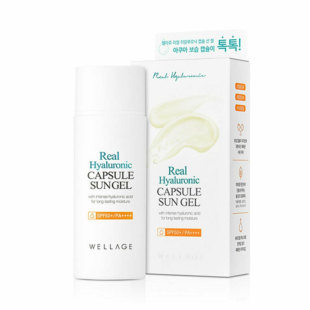 [WELLAGE] Real Hyaluronic Capsule Sun Gel - 60ml | iCheck.vn