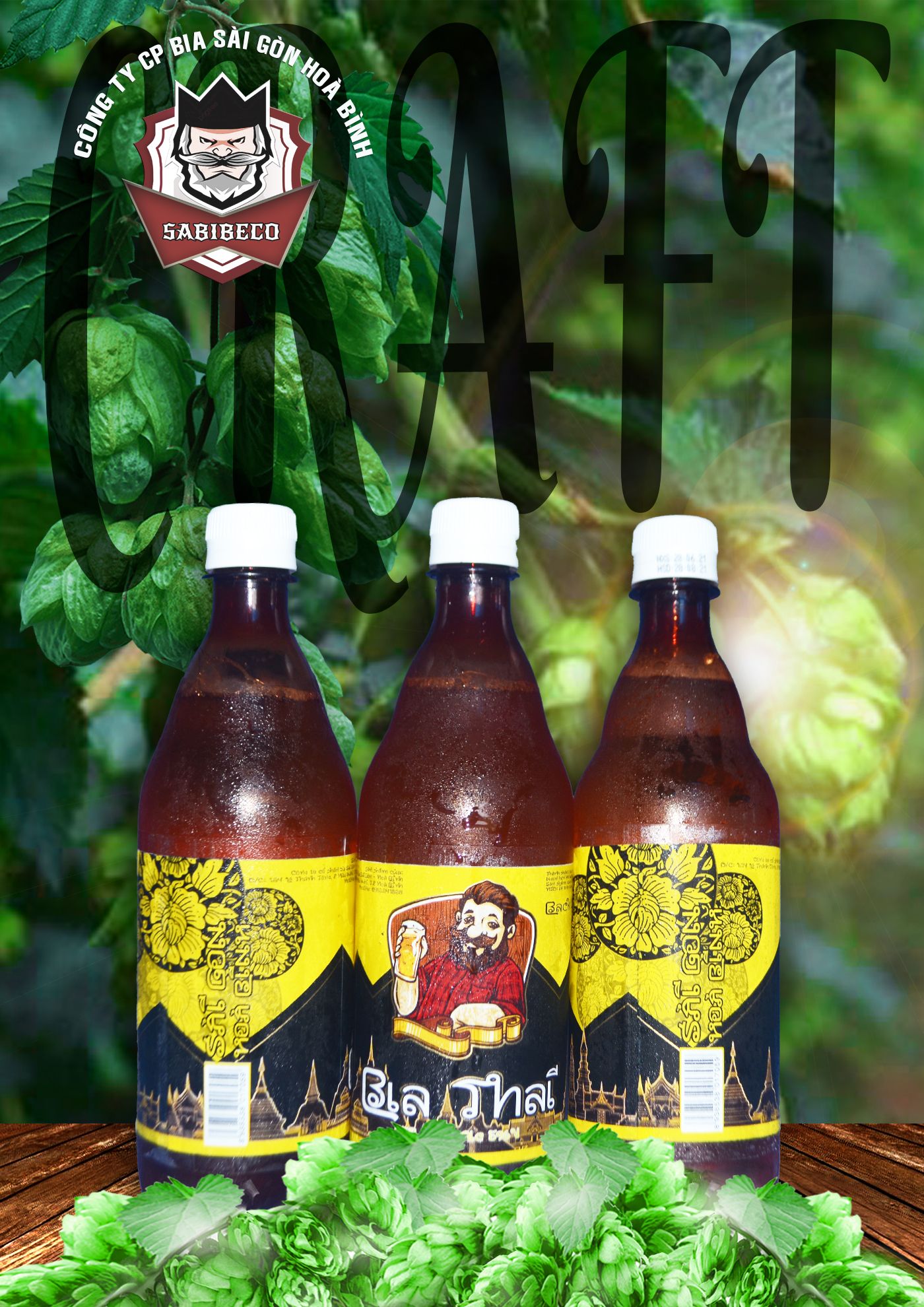 Bia Chai pet 650ml Sài Gòn Hoà Bình (Bia Thái) | iCheck.vn