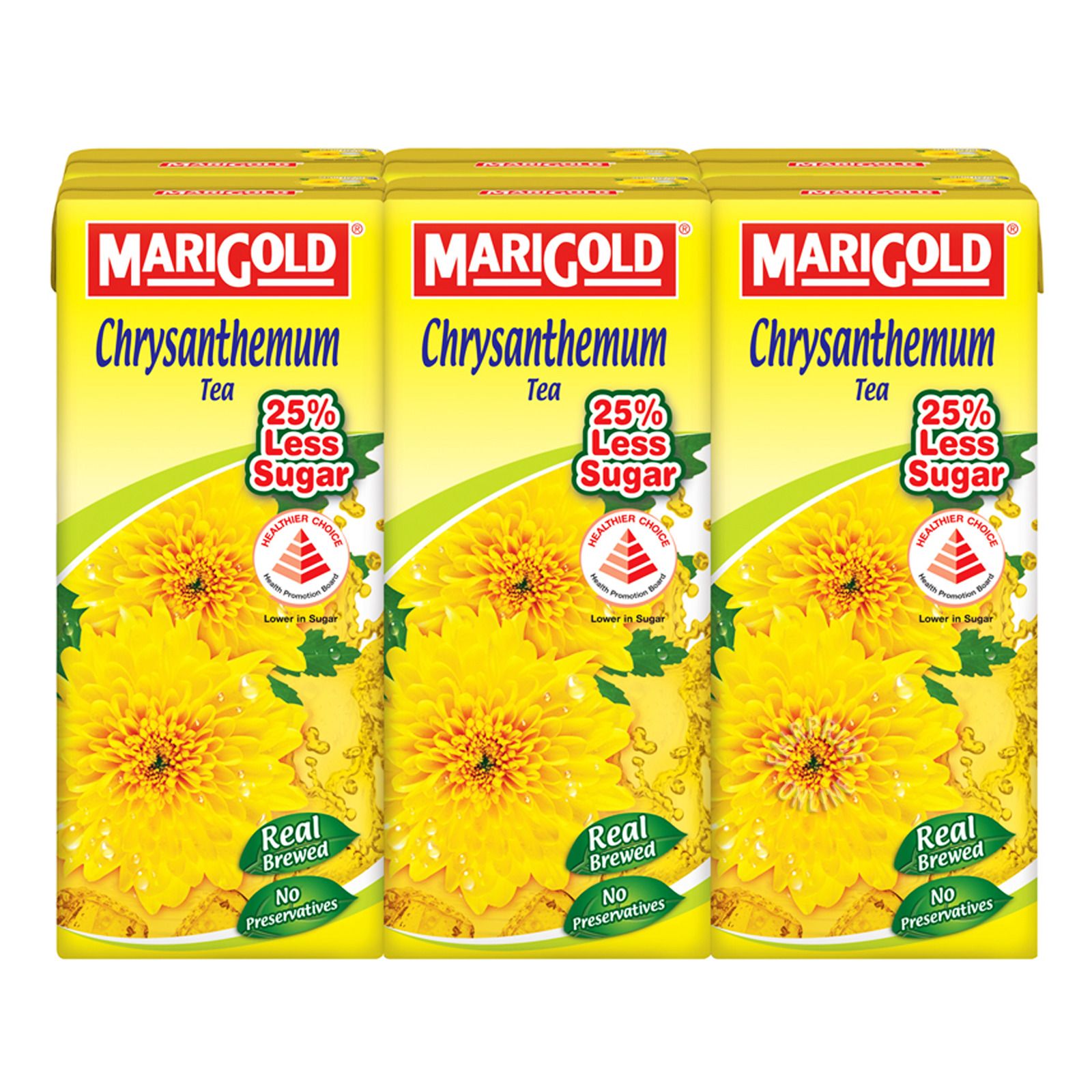 MARIGOLD ASIAN DRINK CHRYS TEA LESS SUGAR 250ML