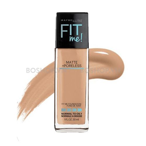 Kem Nền Maybelline Fit Me Matte + Poreless 124 Soft Sand | iCheck.vn