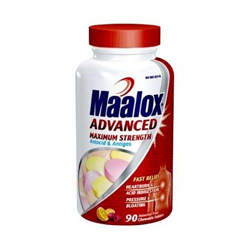 0300670343903 - Maalox Advanced Maximum Strength Chewable Ta