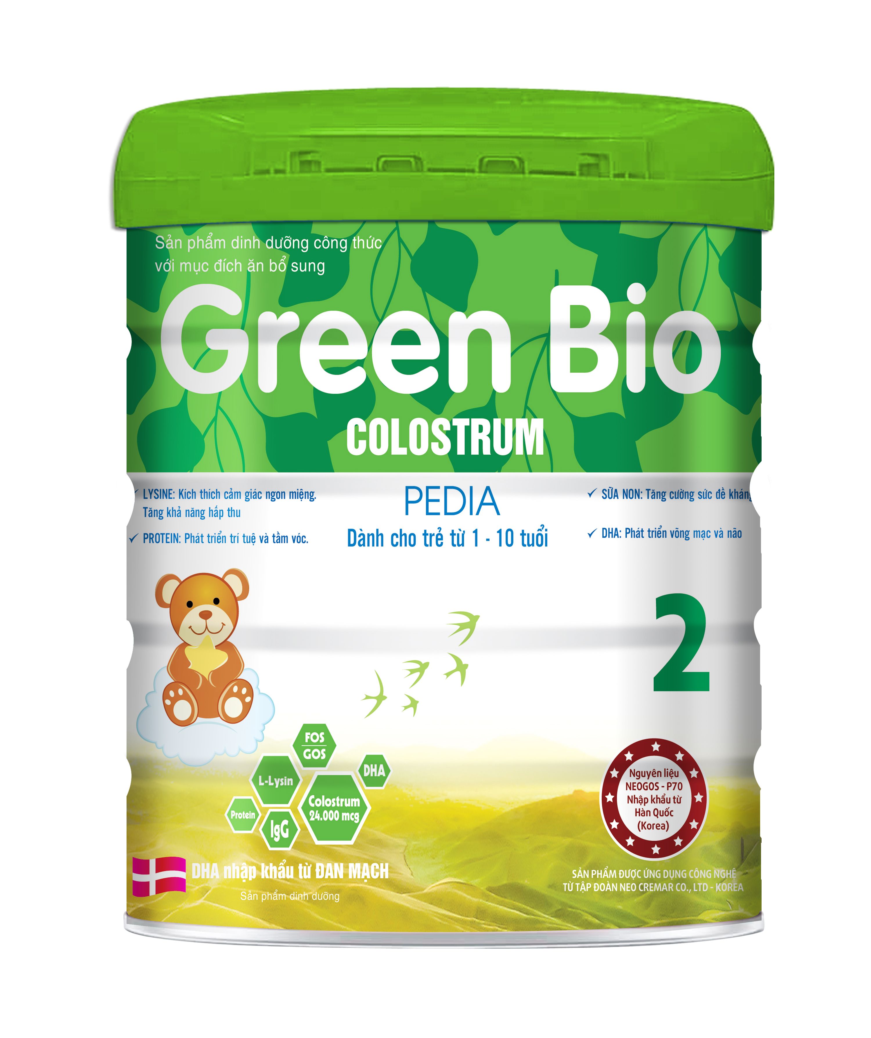 8936172941921 - Sữa bột Green Bio Colostrum Pedia - 900g