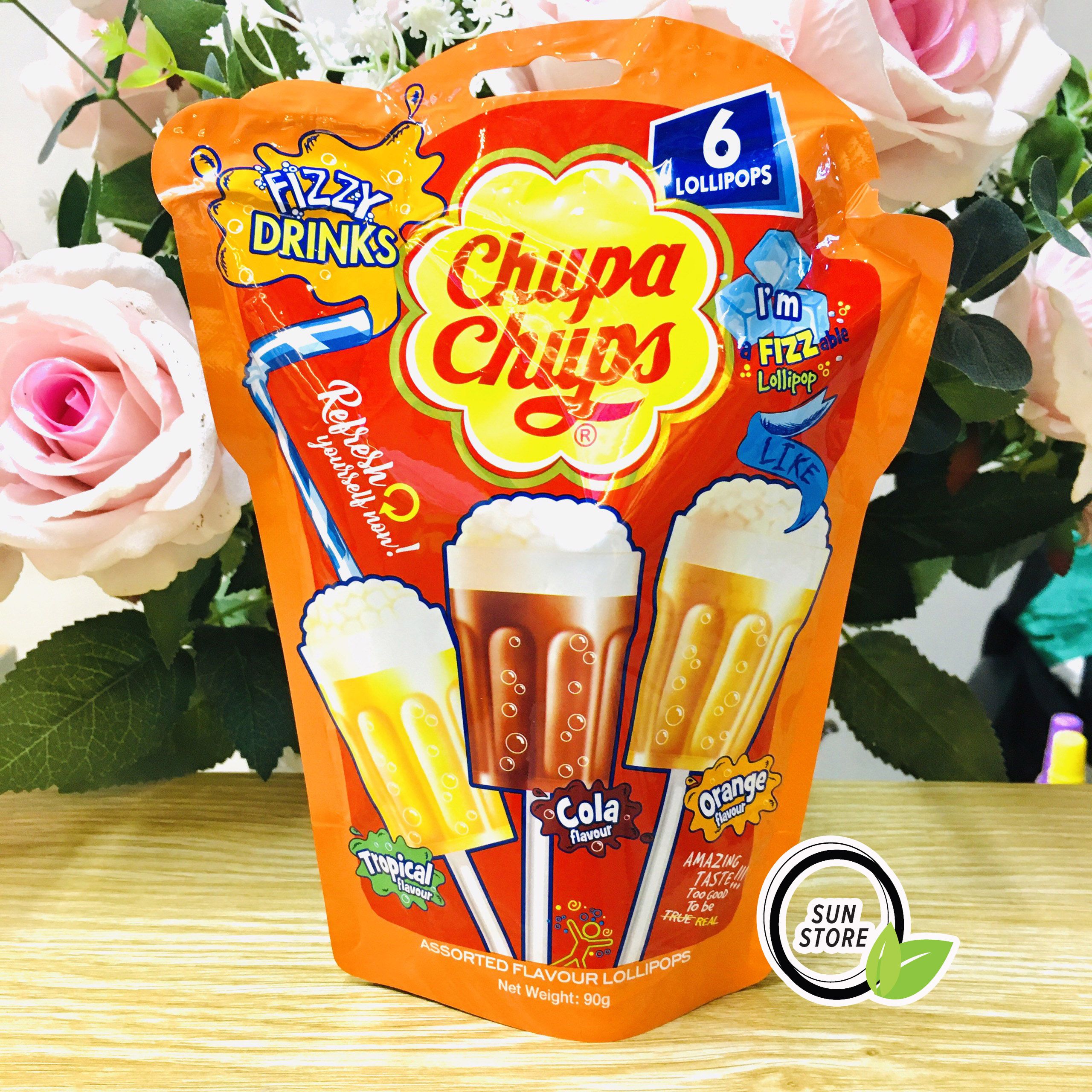 Kẹo Chupa Chups Fizzy Drinks 90g của Úc | iCheck.vn
