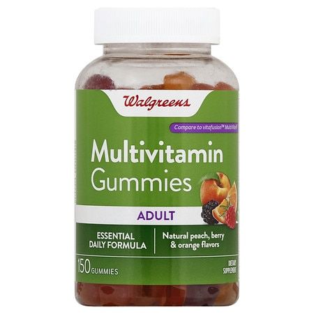 0311917176505 - Walgreens Adult Multivitamin Gummies, Peach,