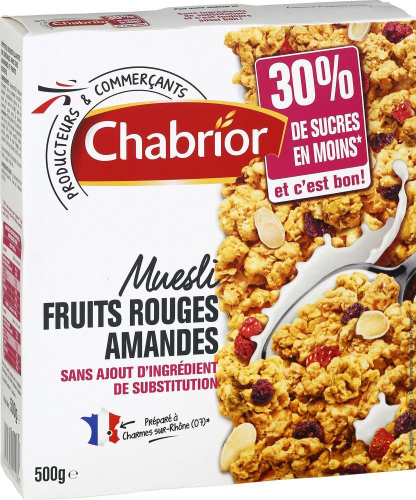 Ngũ Cốc Ăn Kiêng CHABRIOR Muesli Các Loại Quả 500g | iCheck.vn