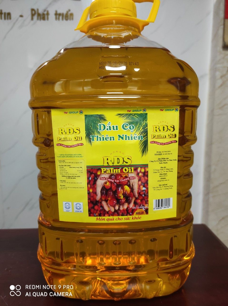 DẦU ĂN PALM OIL 10L | iCheck.vn