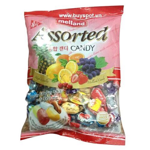 Kẹo hoa quả Assorted Candy, Melland-Hàn Quốc, gói (300g) | iCheck.vn