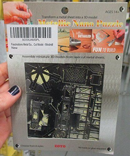 Metallic Nano Puzzle DIV 3D laser cut Models - Transform a metal sheet ...