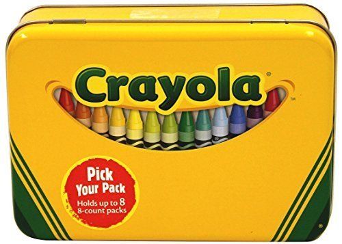 0078678127862 - Crayola Tin Crayon Box, Holds 64 Crayons, 6"