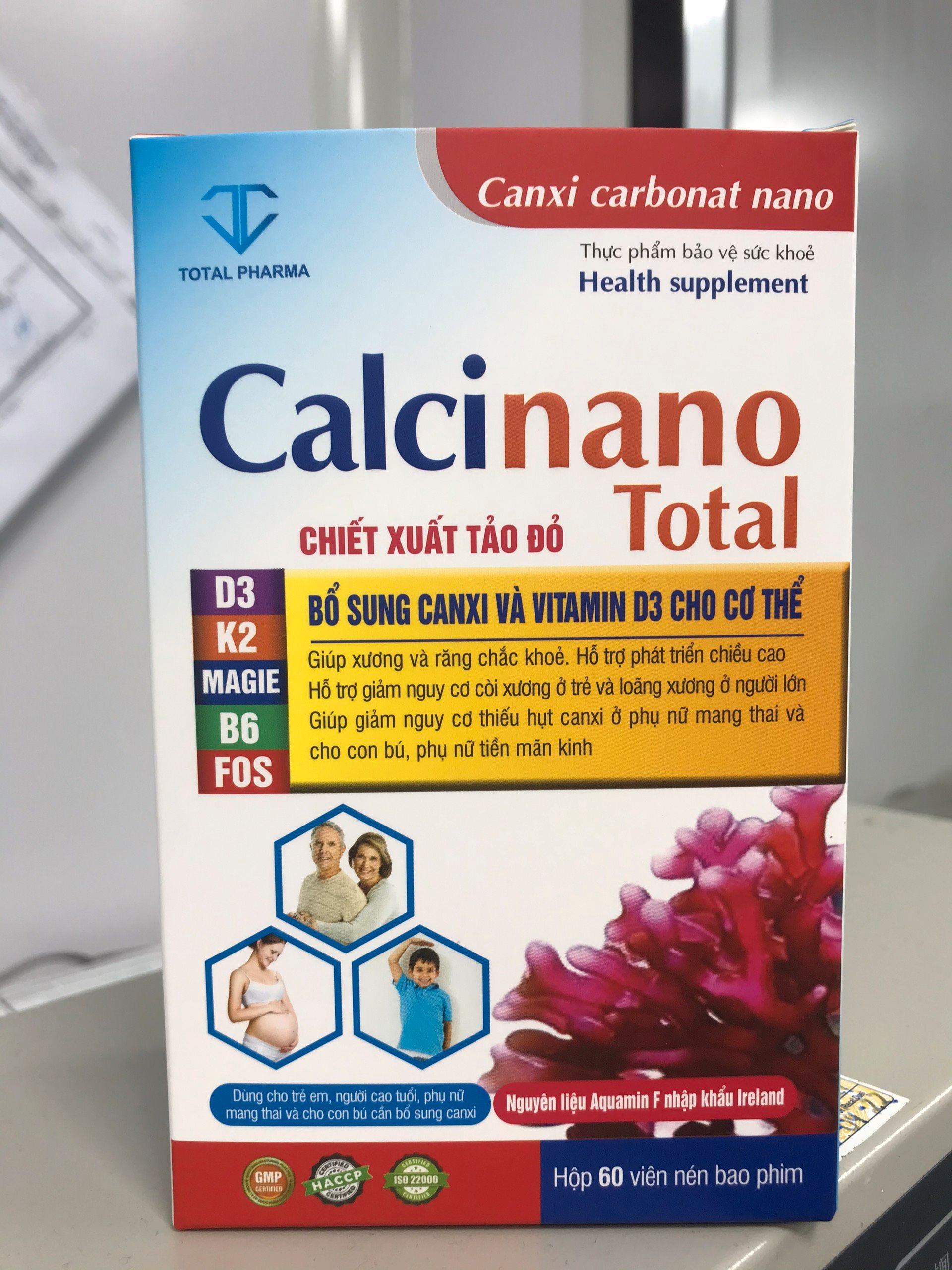 Thực phẩm bảo vệ sức khỏe CALCINANO TOTAL | iCheck.vn