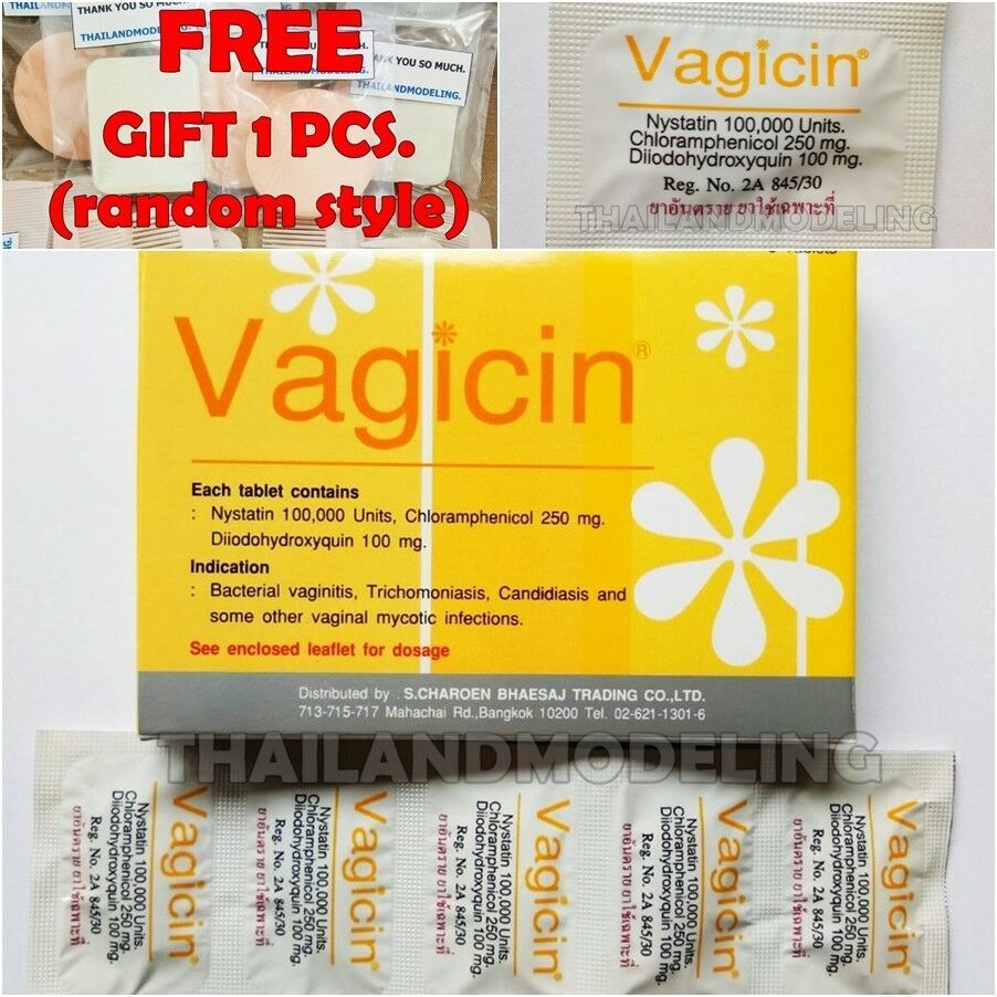 VAGICIN Tablets for Thrush Fungal Bacteria Yeast Itchy Infections ...