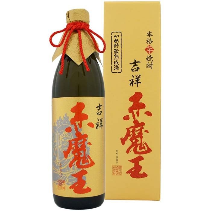Authentic potato shochu Kissho Aka Mao shochu 27 degrees Miyazaki 900 ...