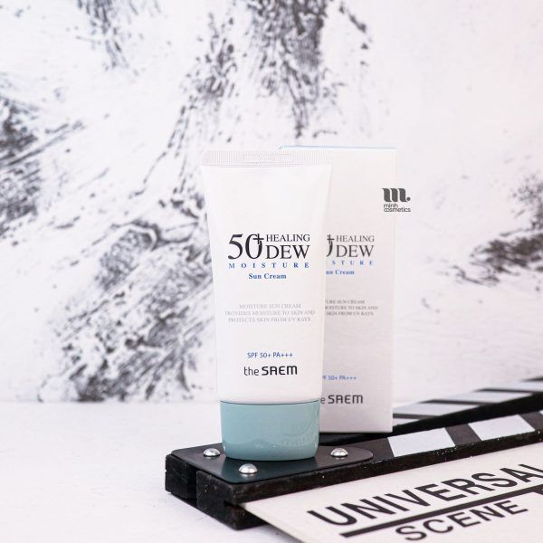 KEM CHỐNG NẮNG THE SAEM HEALING DEW MOISTURE SUN CREAM SPF50+ PA+++ 50G