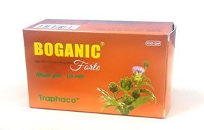 Boganic forte (Hộp 10 vỉ x 10 viên - màu vàng) | iCheck.vn