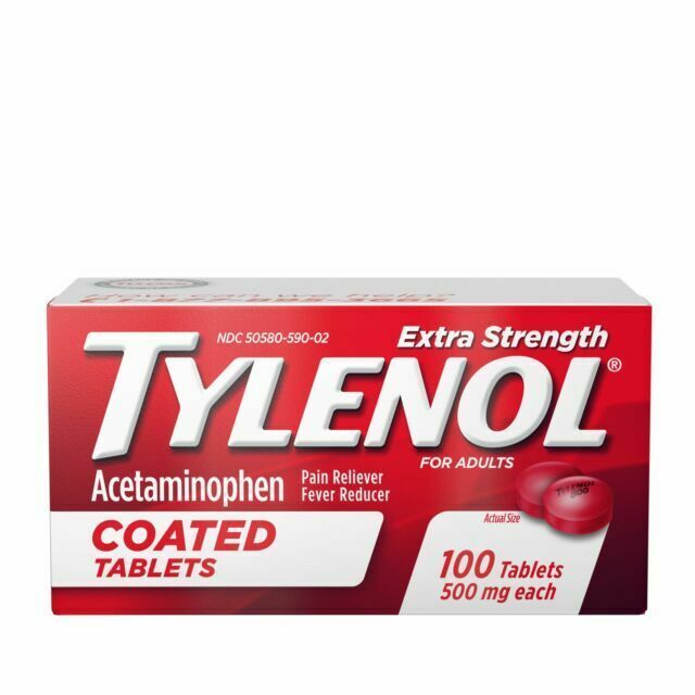 TYLENOL Extra Strength Acetaminophen 500mg 24 Coated Tablets | iCheck.vn