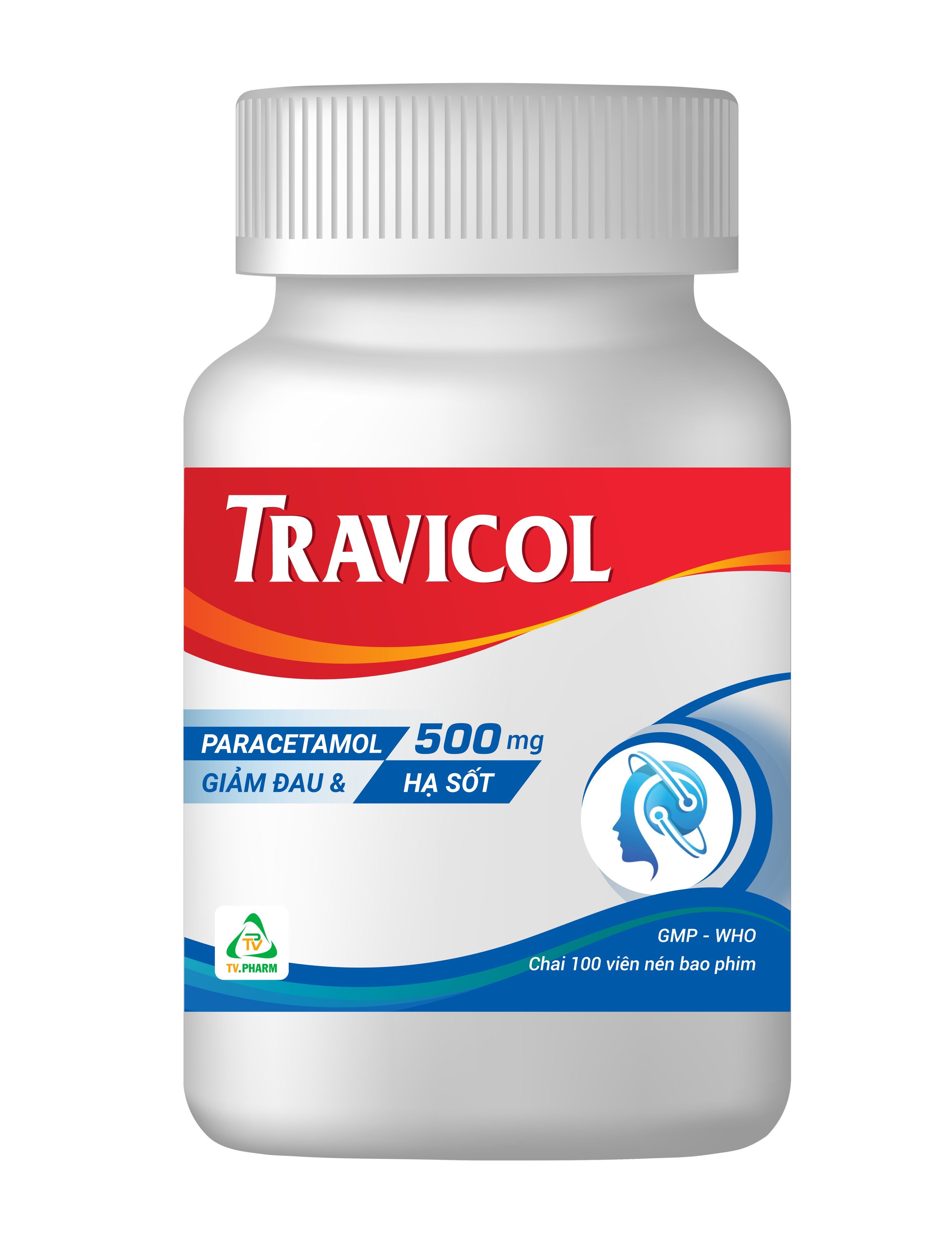 TRAVICOL 500 (Chai 100 viên) | iCheck.vn