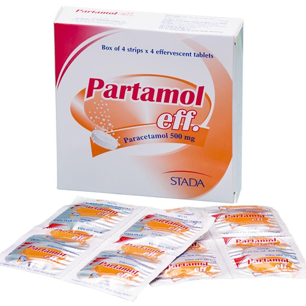 Partamol Effervescent tablets 500mg | iCheck.vn