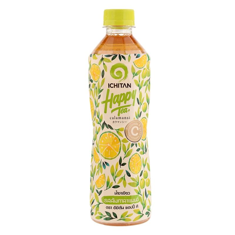 Ichitan Happy Tea Calamansi Orange Flavour Green Tea Drink 420ml ...