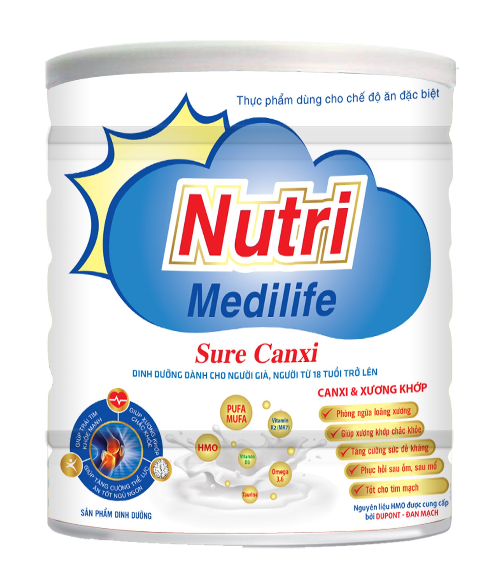 8936191350995 - Sữa bột Nutri Medilife Sure Canxi 900g