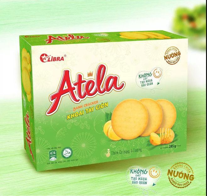 ATELA BÁNH CRACKER KHOAI TÂY/ ATELA POTATO CRACKER | iCheck.vn