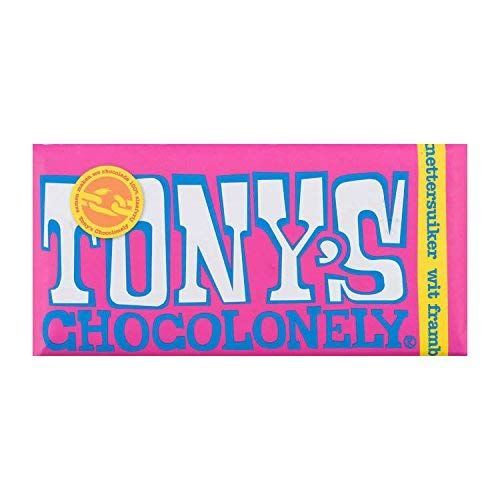Tony's Chocolonely White Chocolate Raspberry Crispy Sugar 180g | iCheck.vn